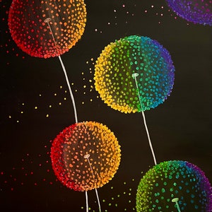 Rainbow Wish Flowers - Etsy