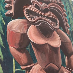 Hawaiian KU Tiki Art - Etsy