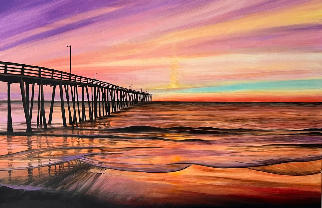 Virginia Beach 17th Street Painting - Etsy