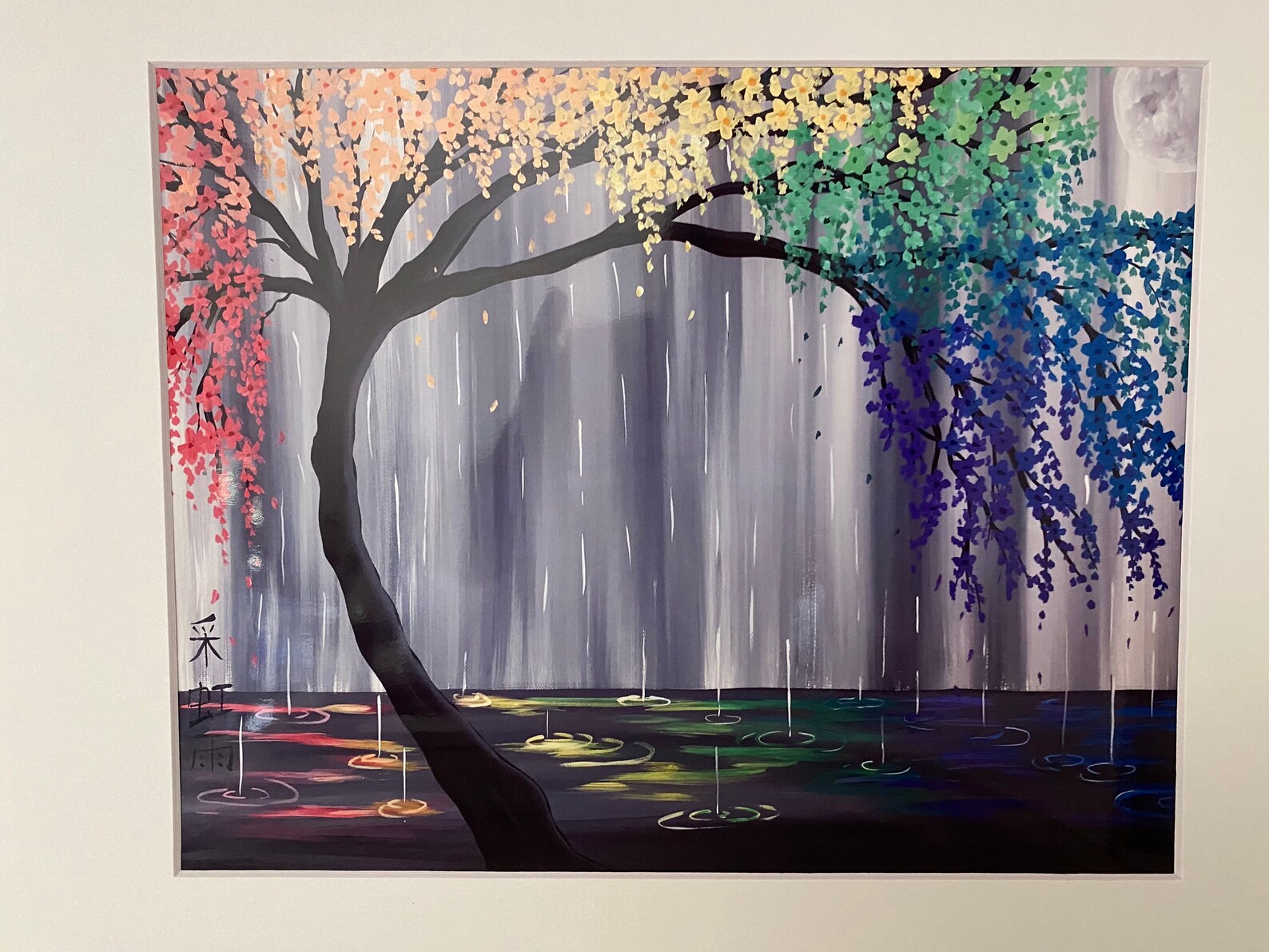 Rainbow Cherry Blossom Tree - Etsy