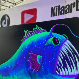 Angler Fish Art - Etsy