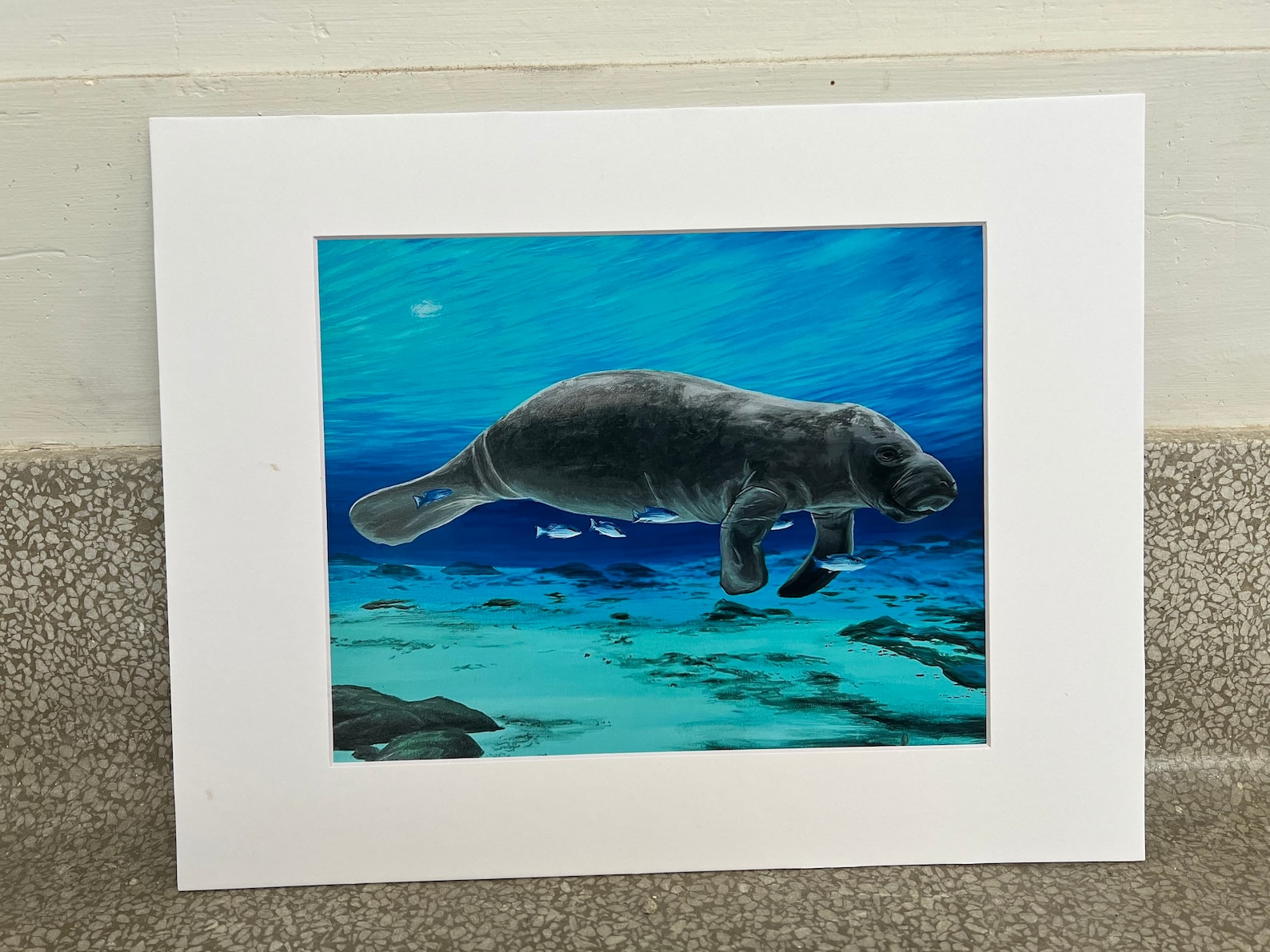 Manatee Artwork - Etsy