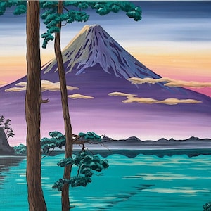 My. Fuji Painting - Etsy