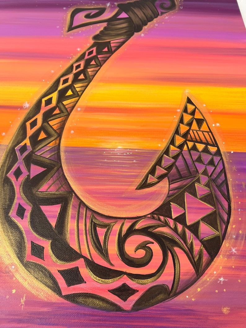 Hawaiian Fish Hook Art - Etsy