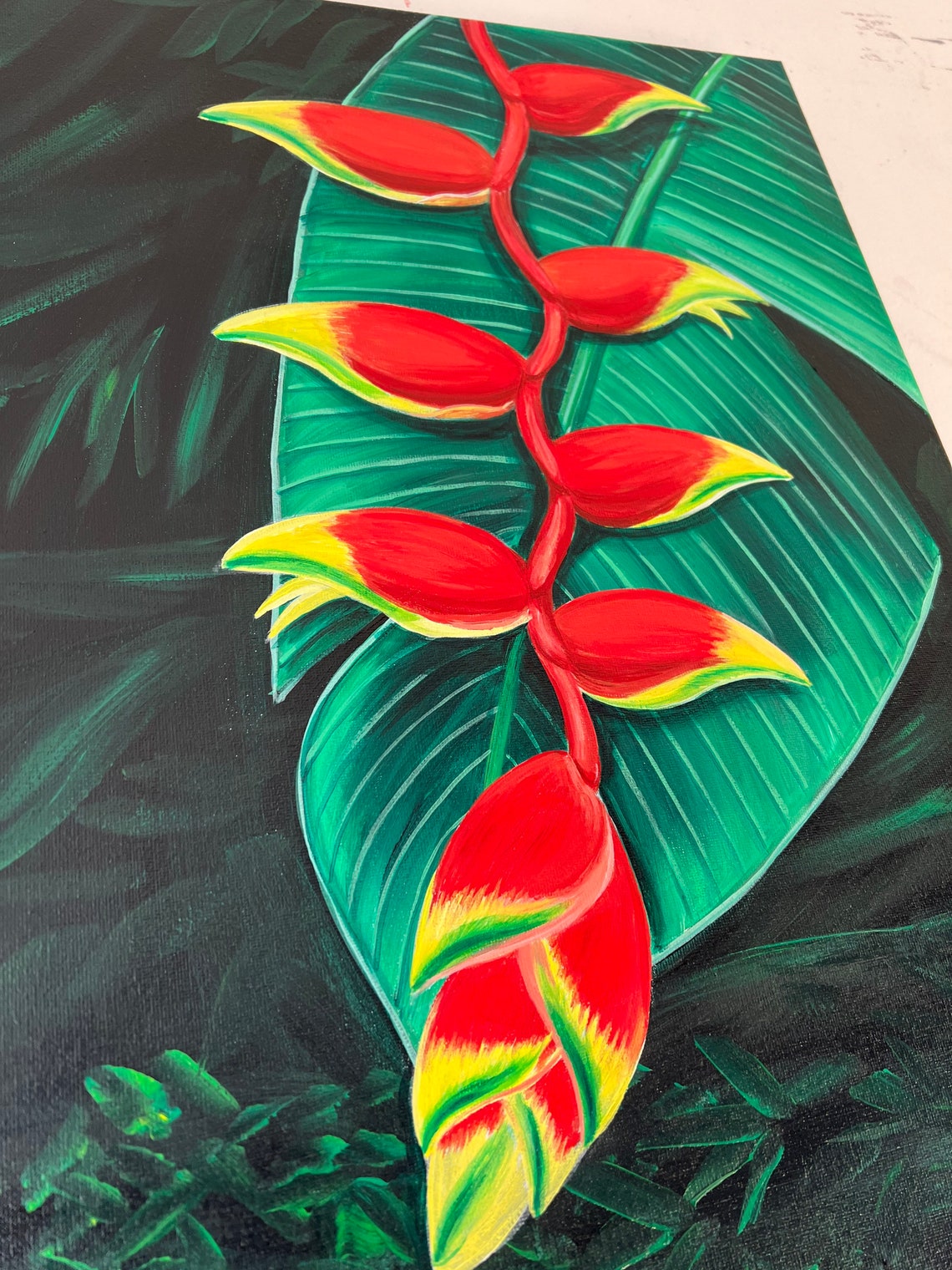 Heliconia Artwork | Etsy