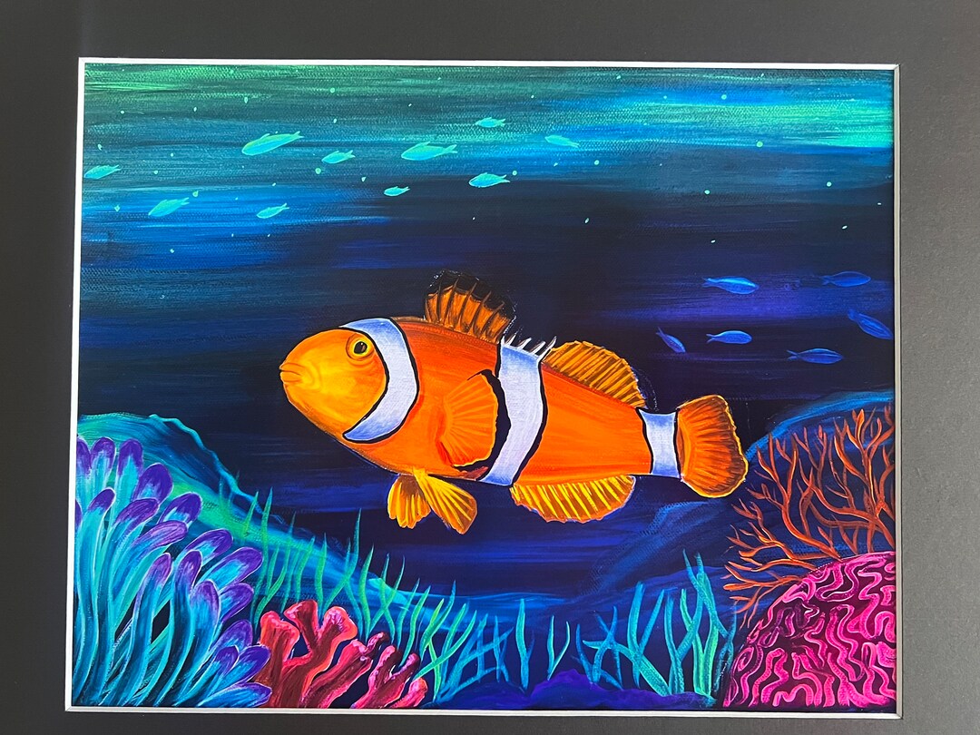 Clownfish Art Print - Etsy
