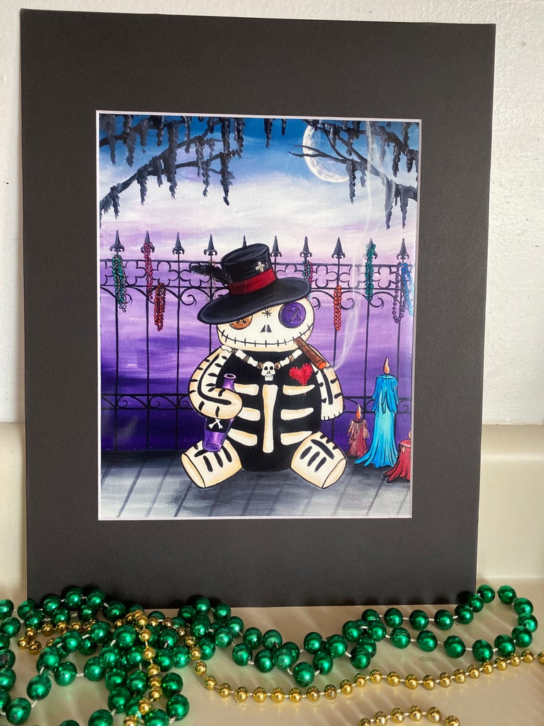 Voodoo Doll Painting. Mardi Gras Art - Etsy
