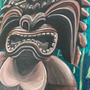 Hawaiian KU Tiki Art - Etsy