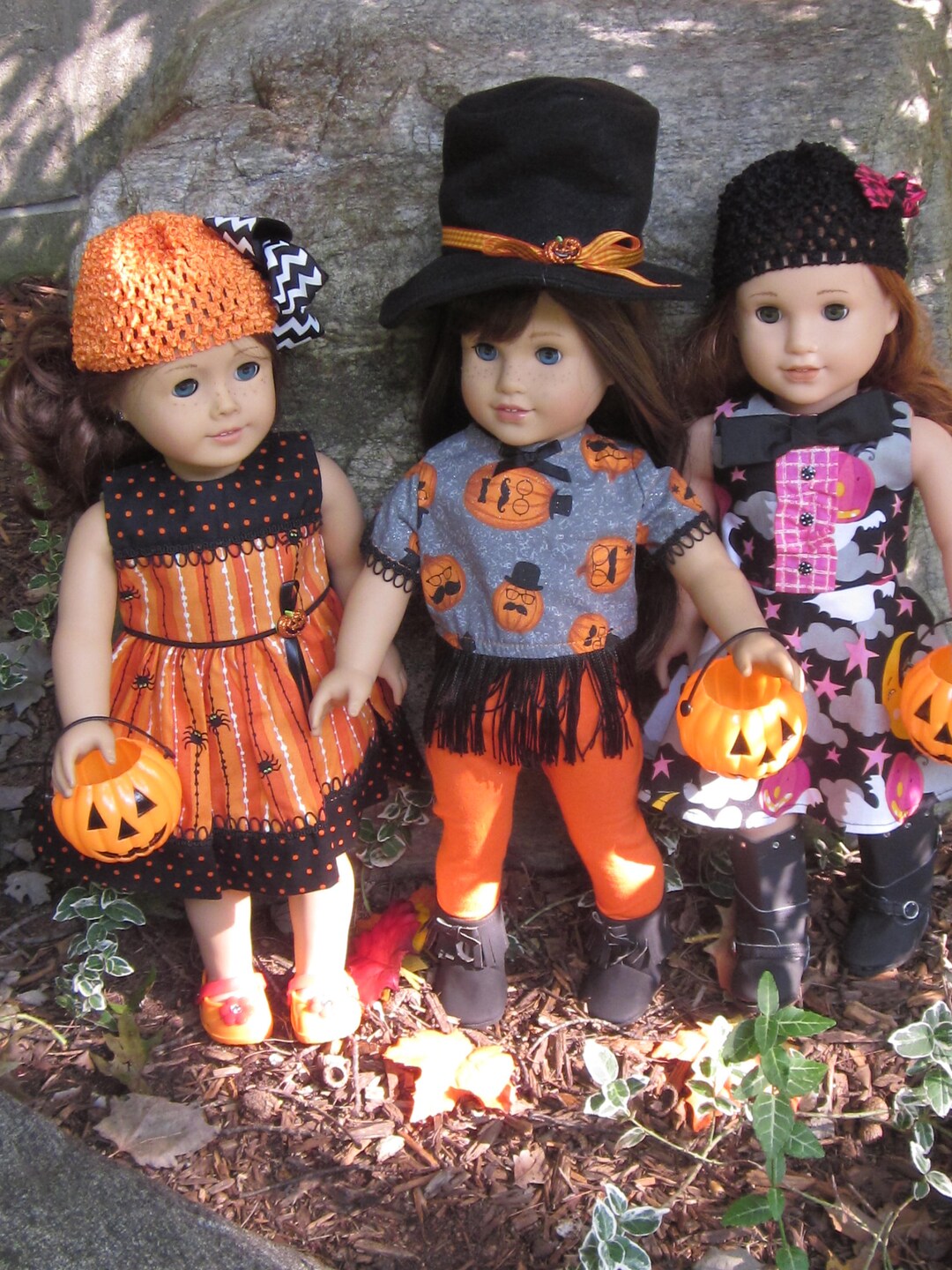 18" Doll Clothes Fits Dolls Such as American Girl, Halloween Fall Dress ...