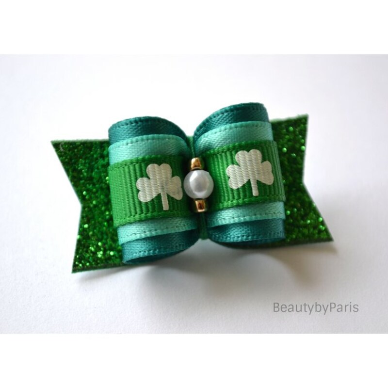 St Patricks Day Bow - Etsy