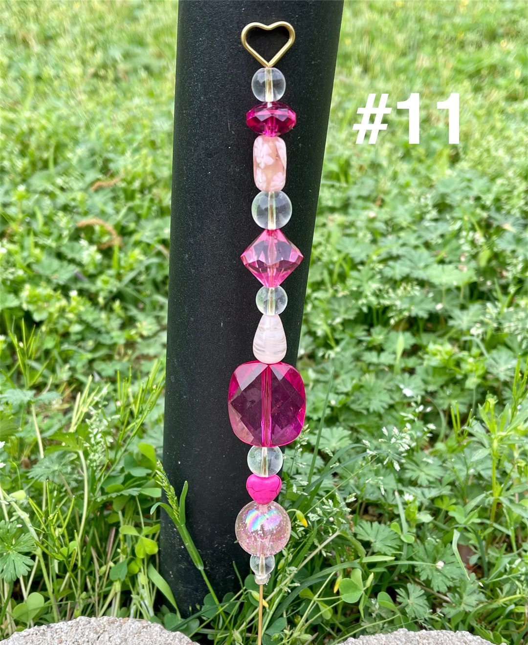 Beaded Garden/plant Stakes - Etsy