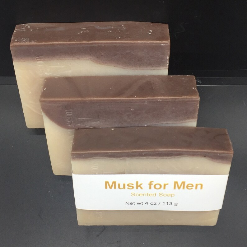 Musk for Men Scented Cold Process Soap With Shea Butter 4 Oz - Etsy