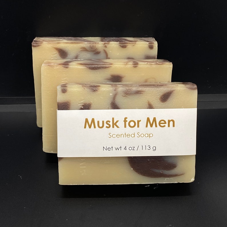 Musk for Men Scented Cold Process Soap, 4 Oz / 113 G Bar - Etsy