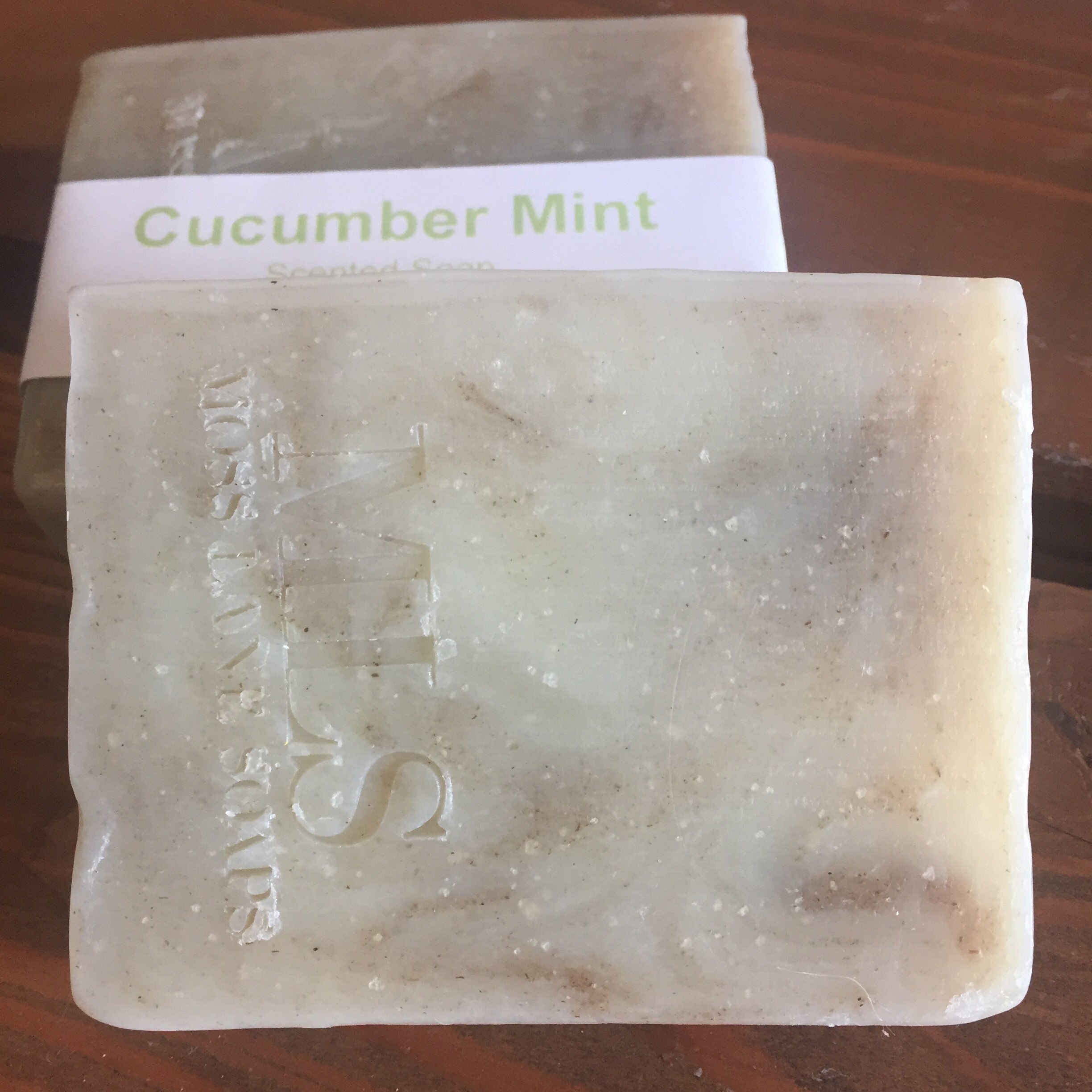 Cucumber Mint Scented Cold Process Soap with Shea Butter