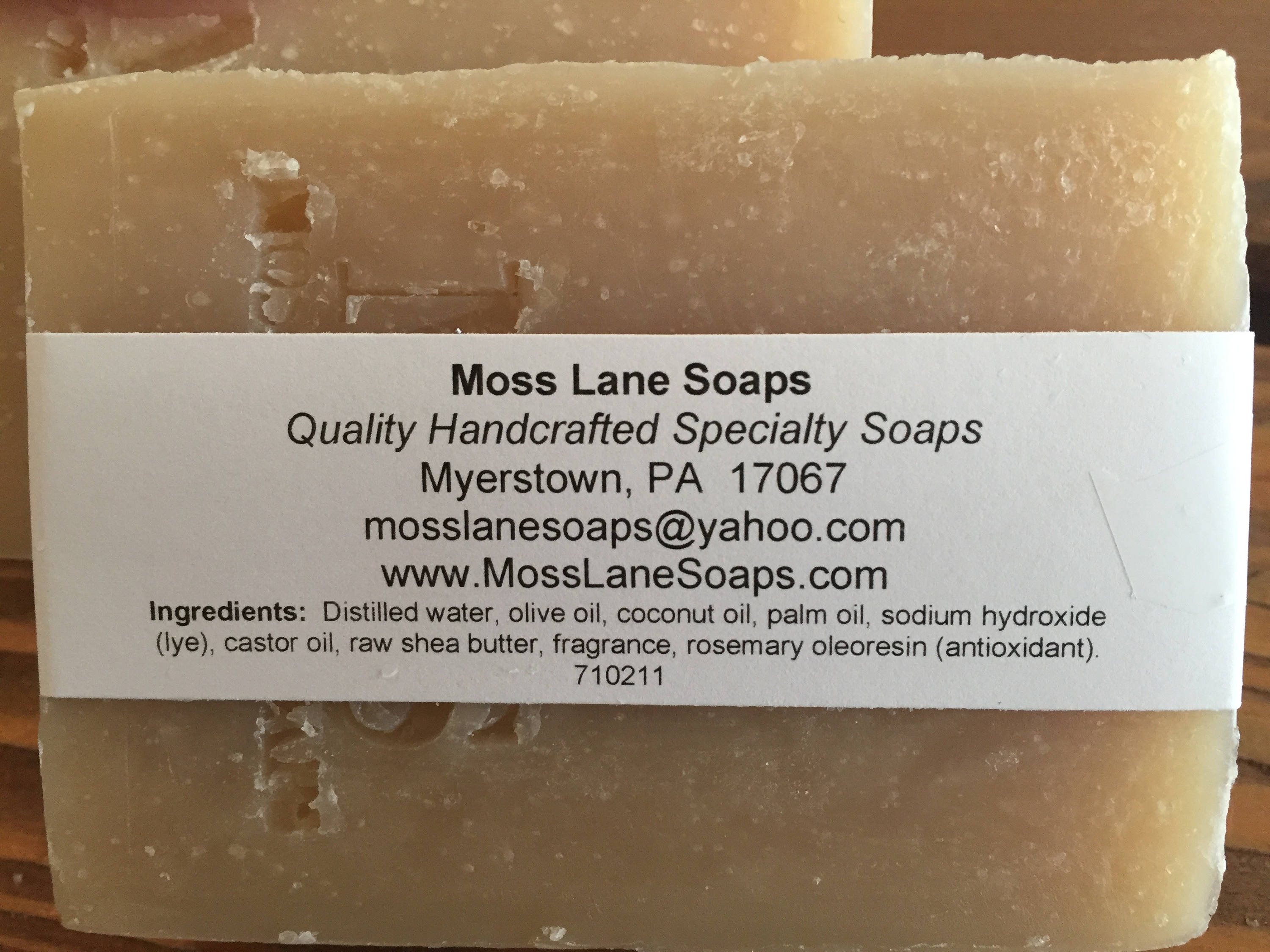 Coconut Almond Scented Cold Process Soap with Shea Butter