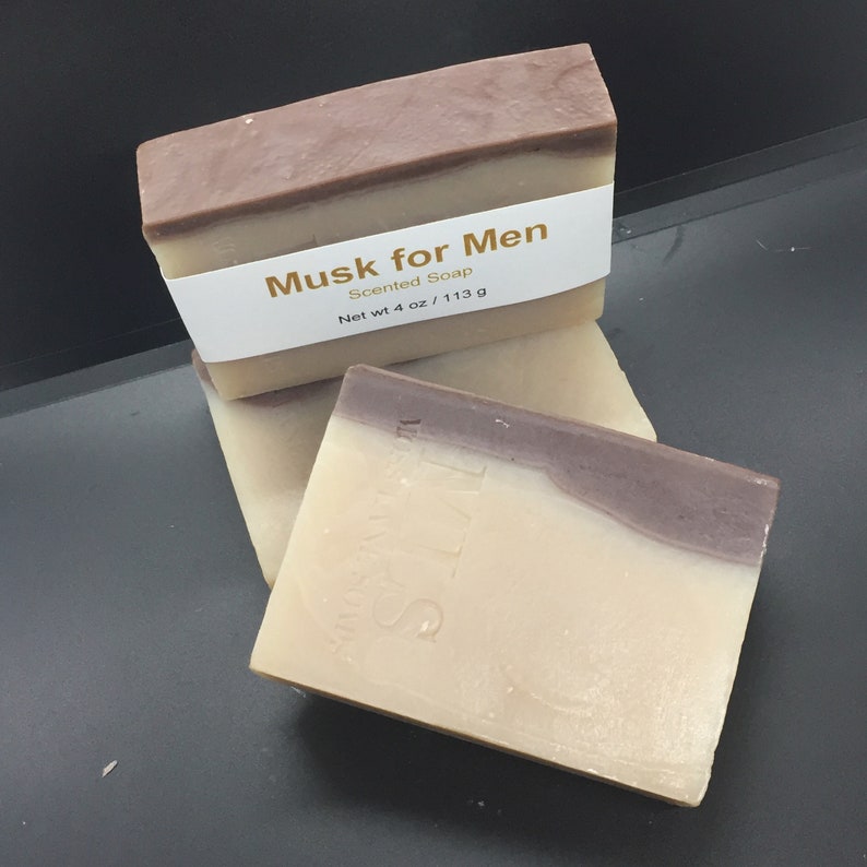 Musk for Men Scented Cold Process Soap With Shea Butter 4 Oz - Etsy