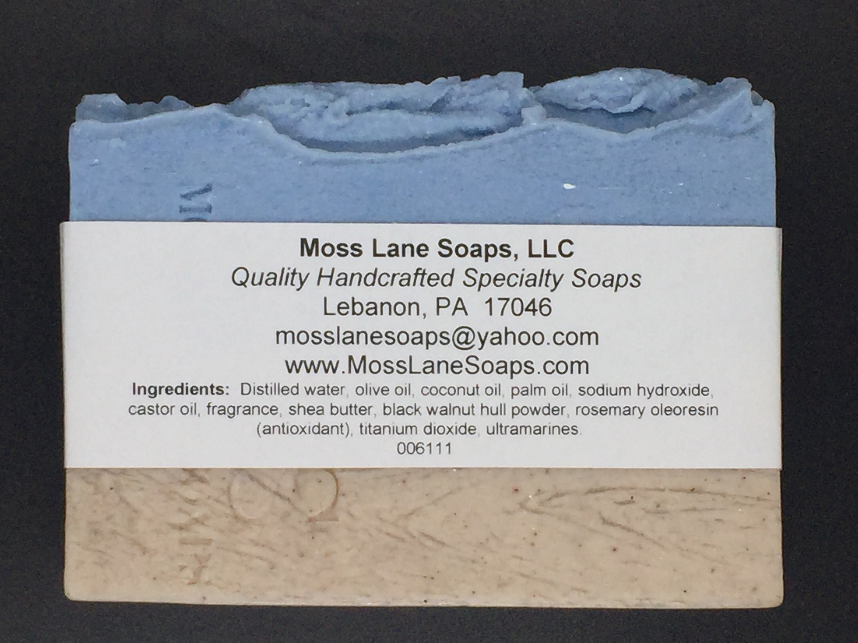 Beach Scented Cold Process Soap with Shea Butter, 4 oz / 113 g bar