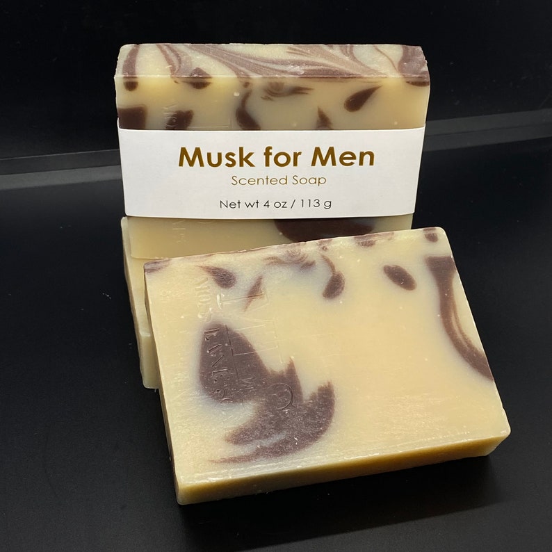 Musk for Men Scented Cold Process Soap, 4 Oz / 113 G Bar - Etsy