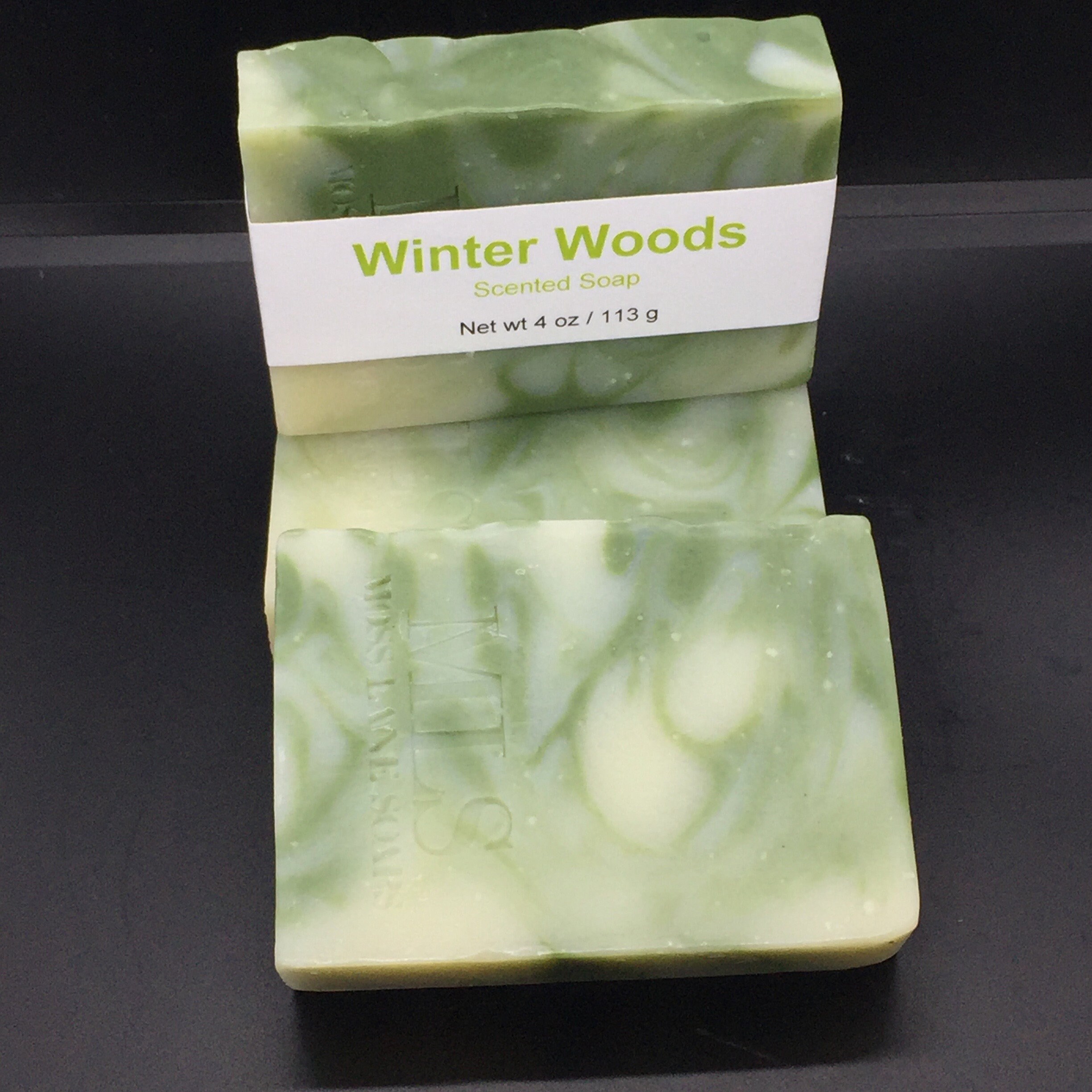 Winter Woods Scented Cold Process Soap with Shea Butter, 4 oz / 113 g bar