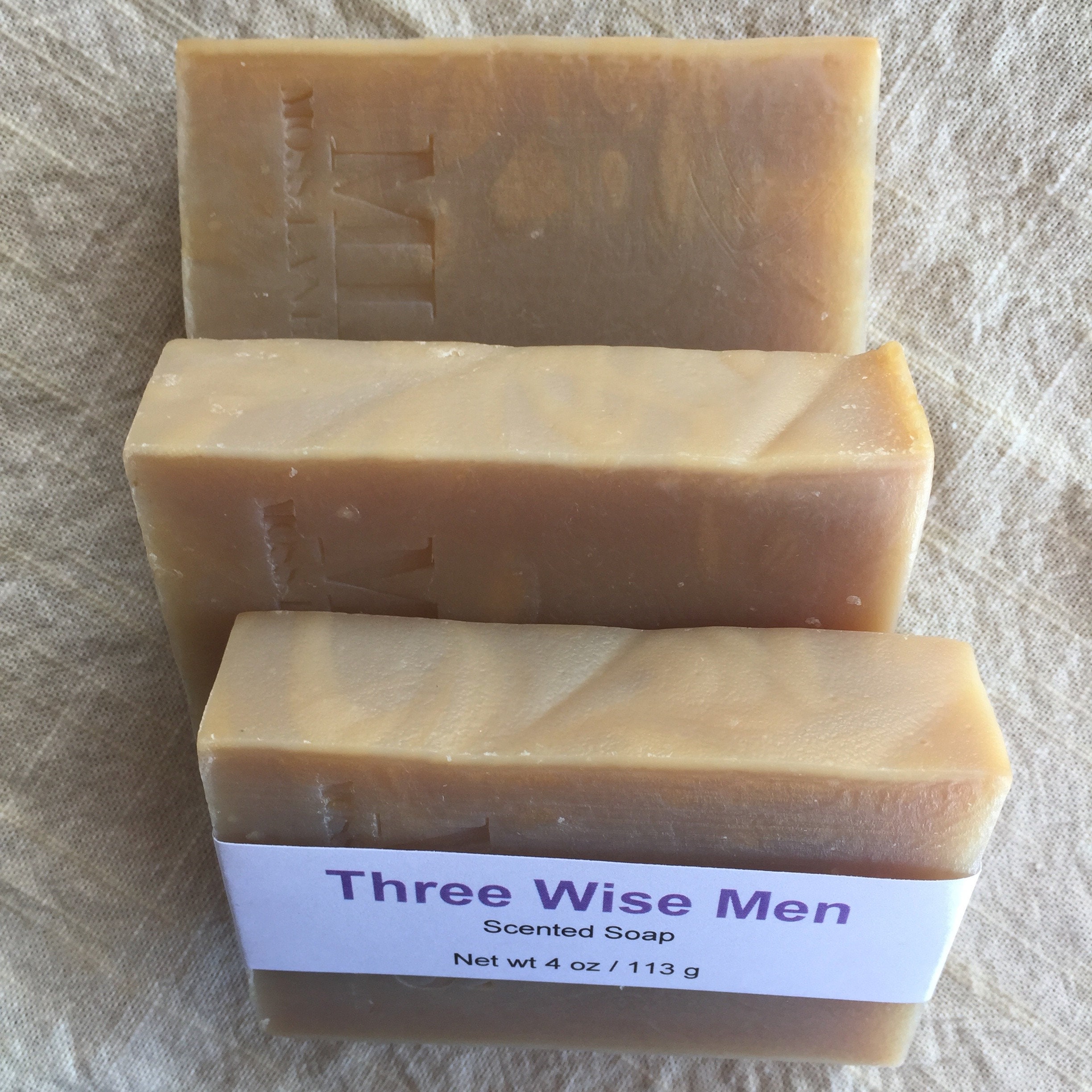 Three Wise Men—Frankincense and Myrrh Scented Cold Process Soap with ...