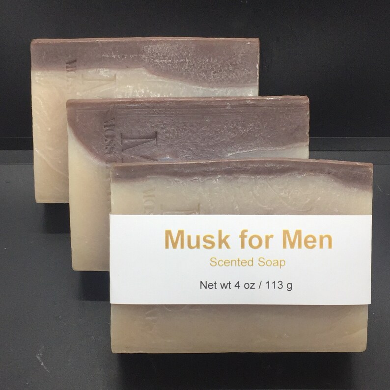 Musk for Men Scented Cold Process Soap With Shea Butter 4 Oz - Etsy