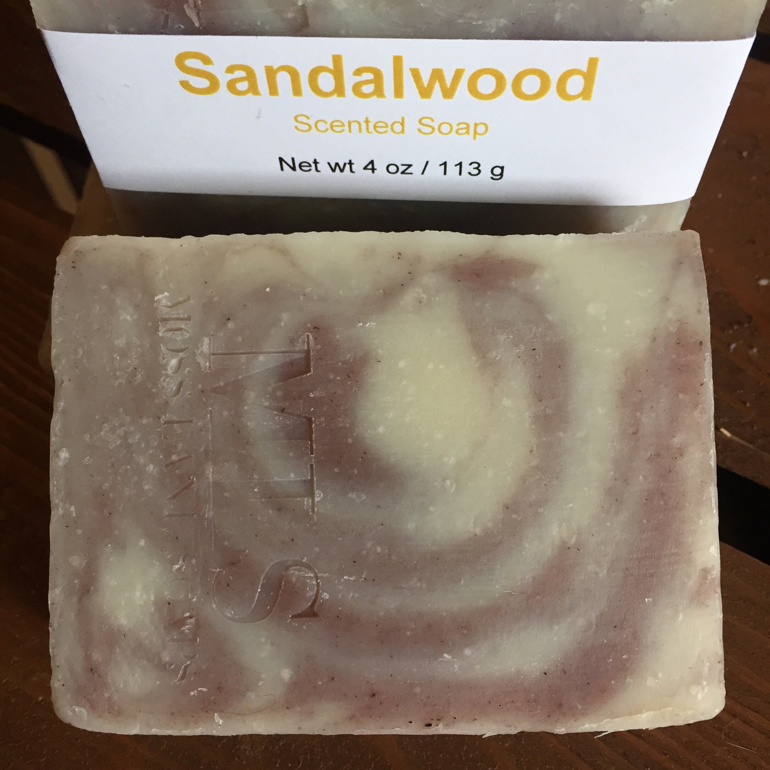 Sandalwood Scented Cold Process Soap with Shea Butter