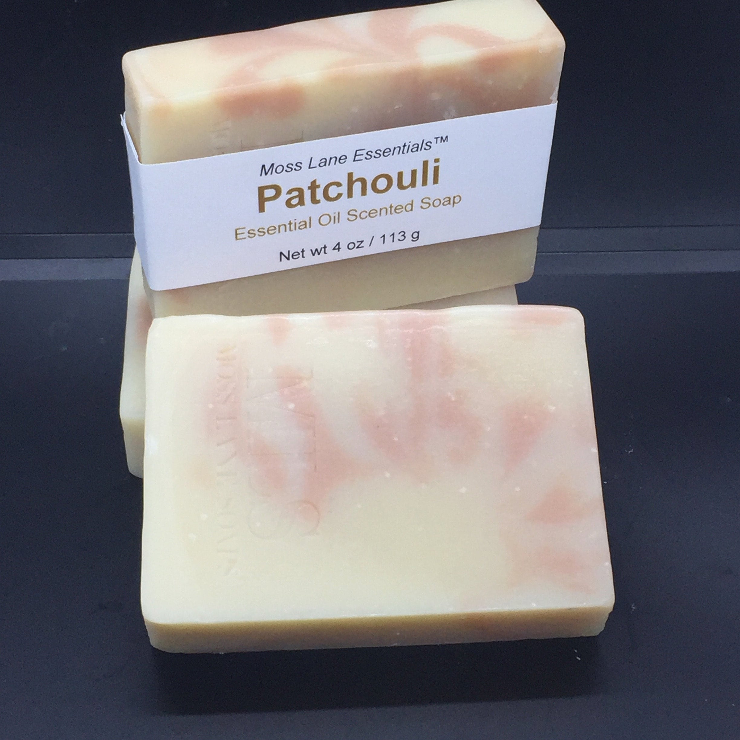 Patchouli Essential Oil Scented Cold Process Soap with Shea Butter, 4 ...