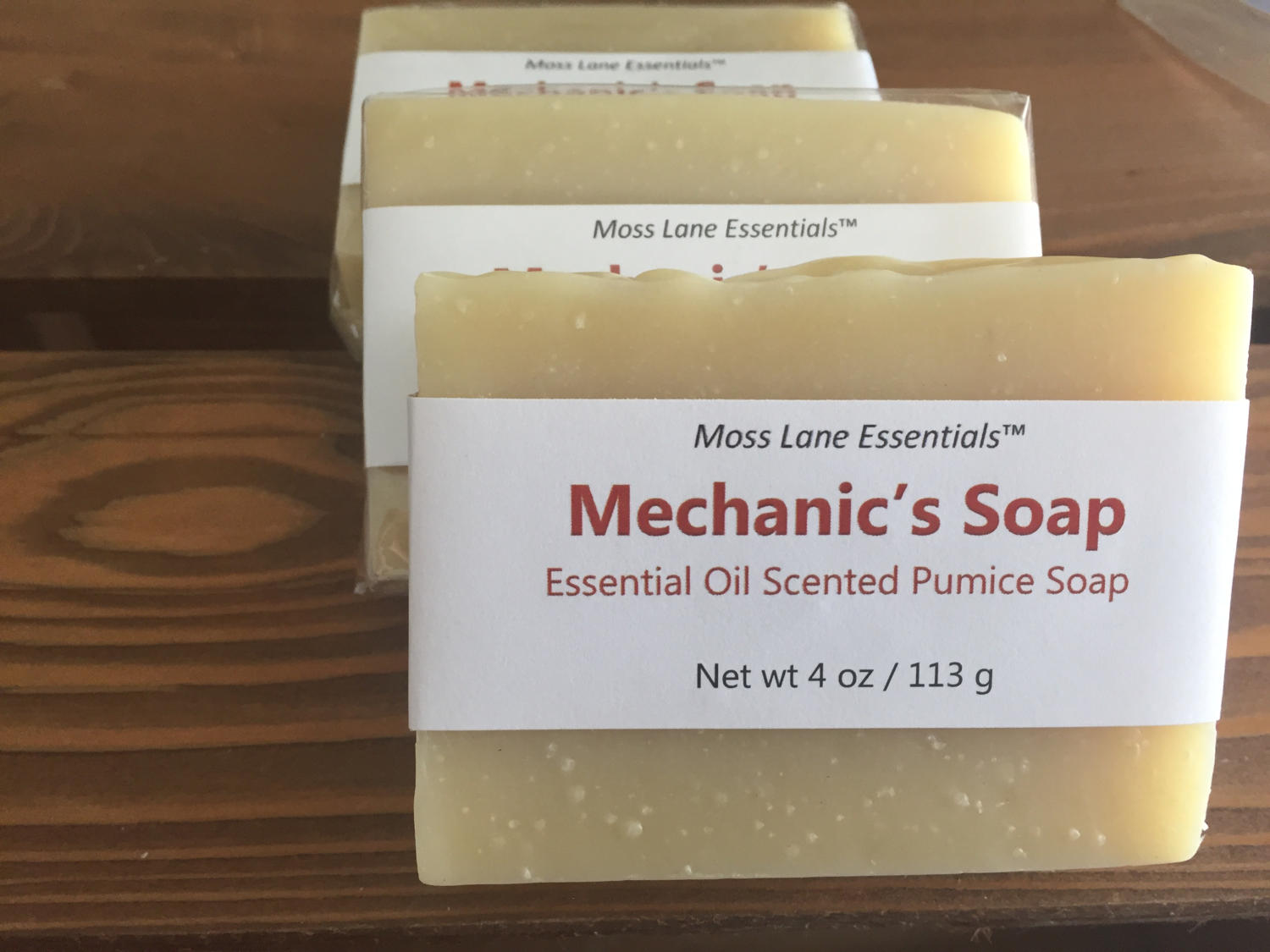 Mechanic’s Cold Process Soap with Pumice and Orange Essential Oil
