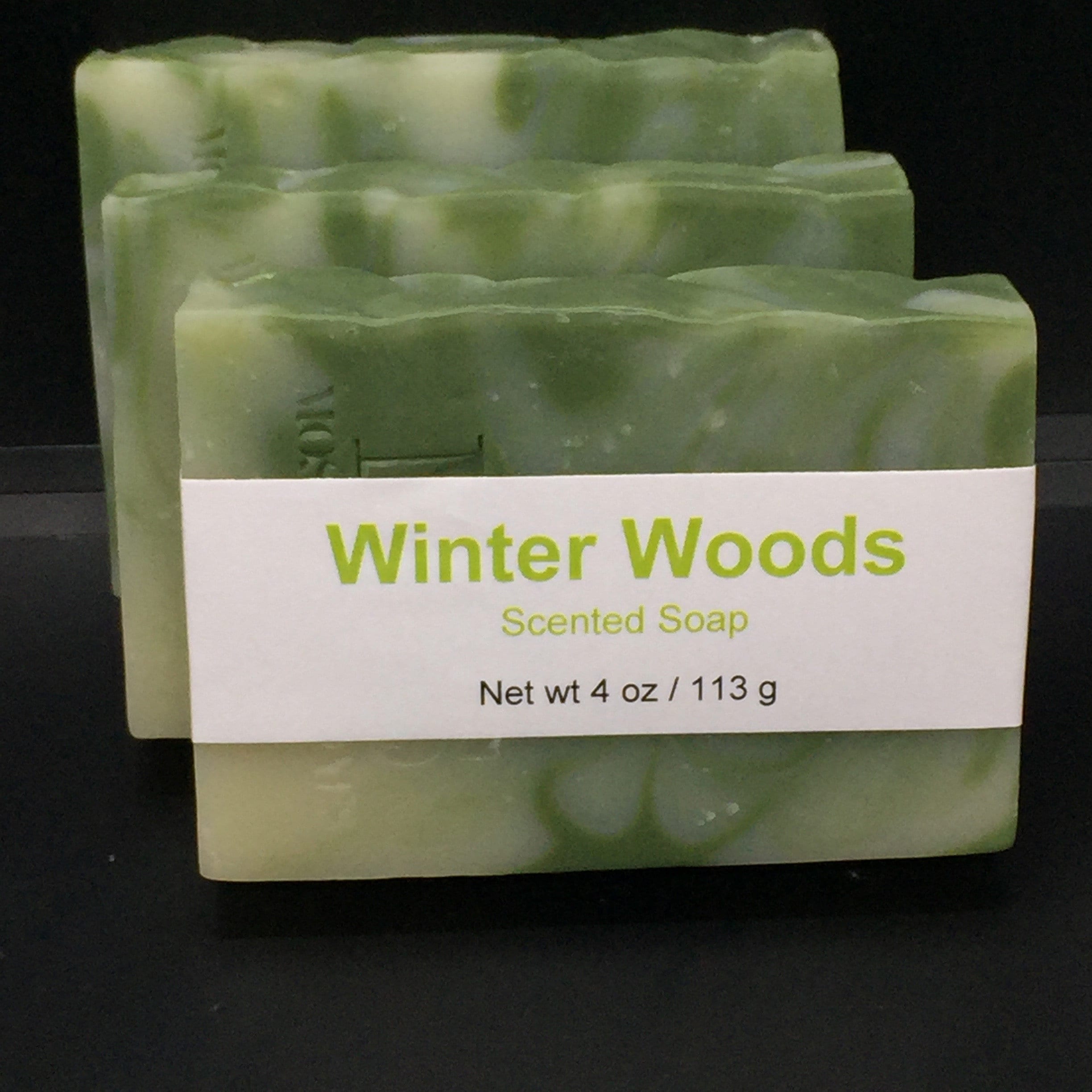 Winter Woods Scented Cold Process Soap with Shea Butter, 4 oz / 113 g bar
