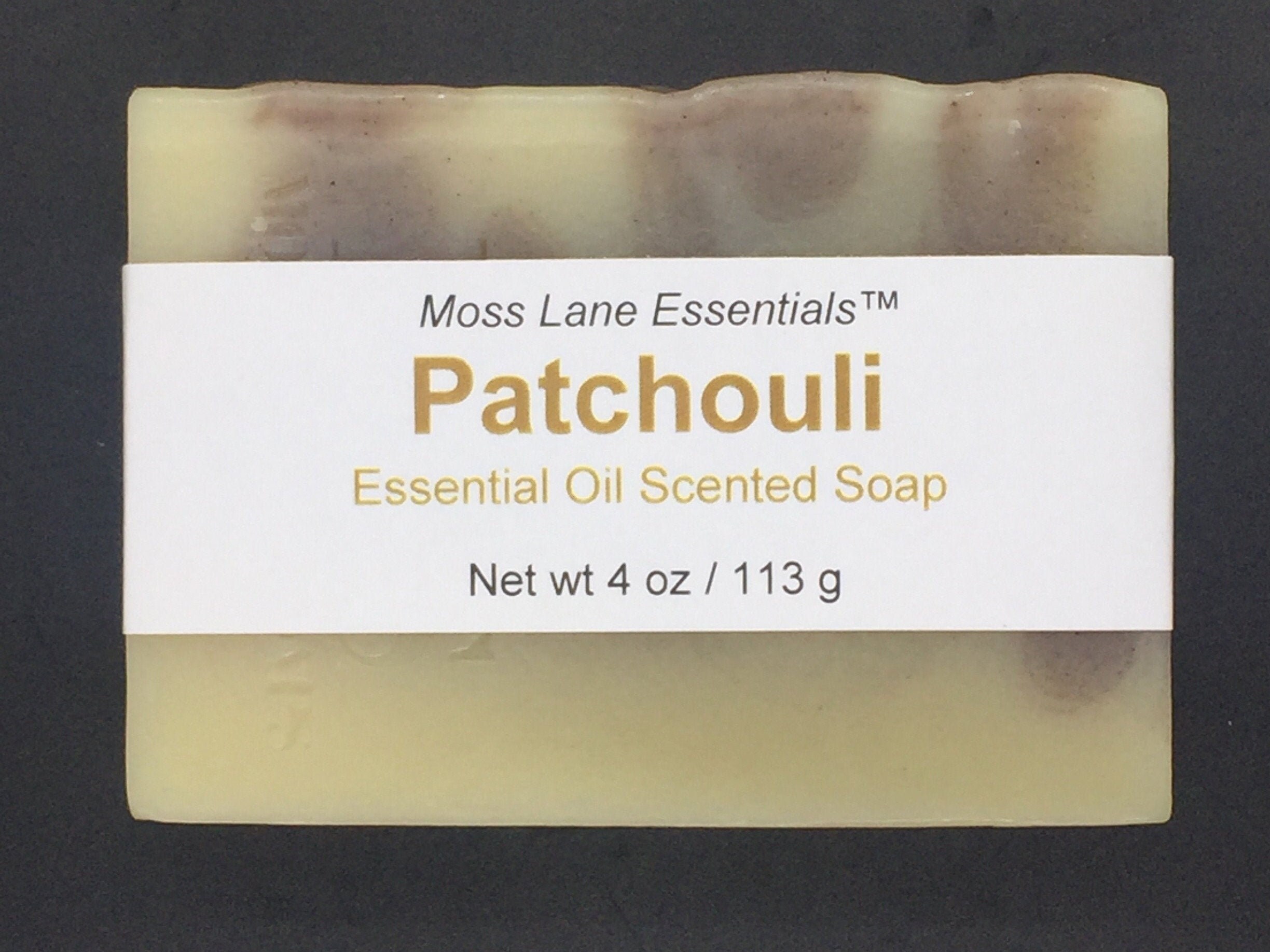 Patchouli Essential Oil Scented Cold Process Soap with Shea Butter, 4 ...
