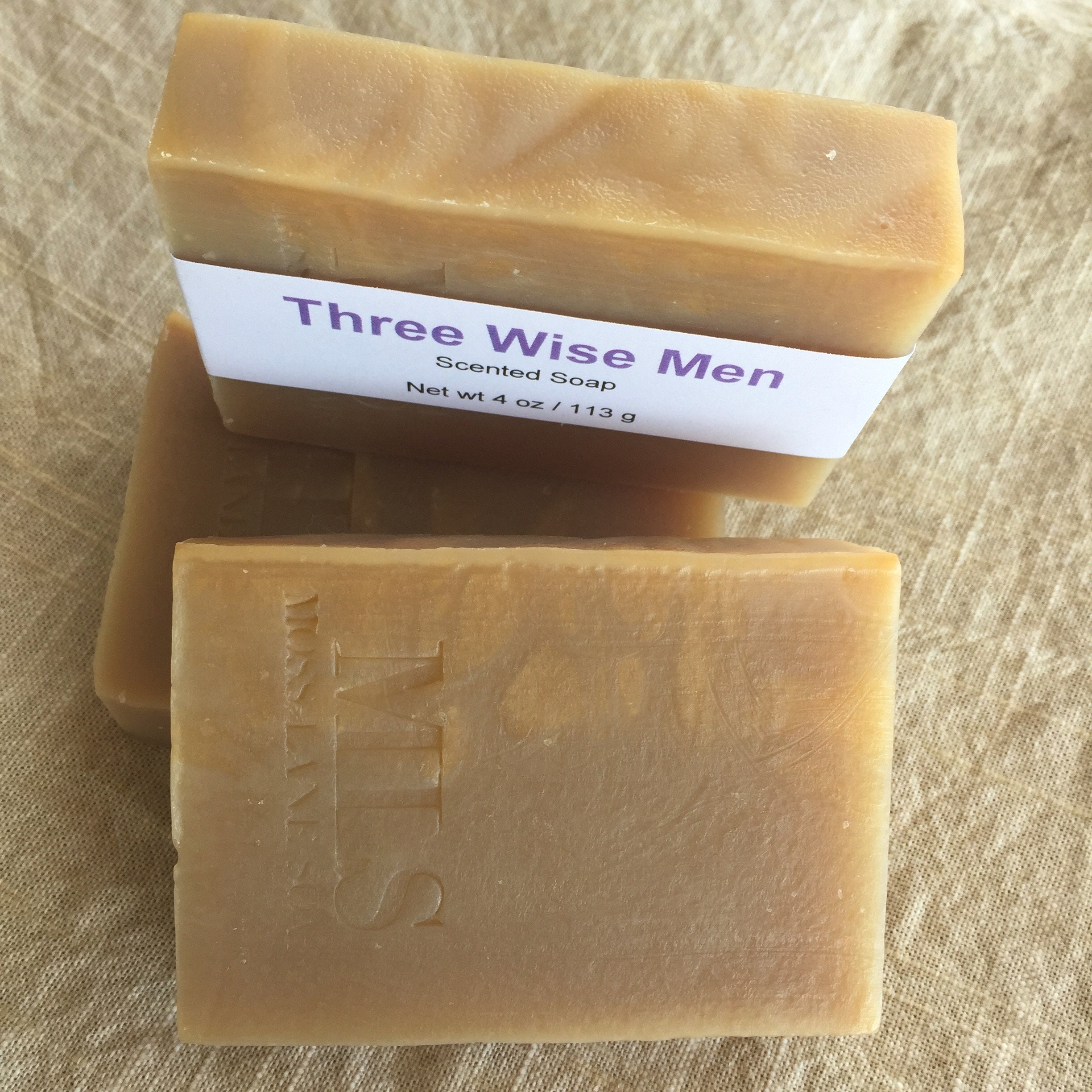 Three Wise Men—Frankincense and Myrrh Scented Cold Process Soap with ...