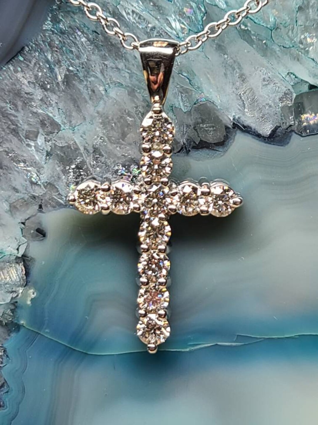 Diamond Cross. - Etsy