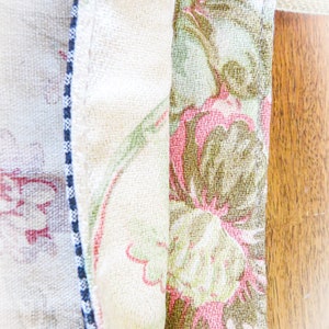 Vintage French Fabric Tote, Handmade, Using Vintage French Fabrics and ...