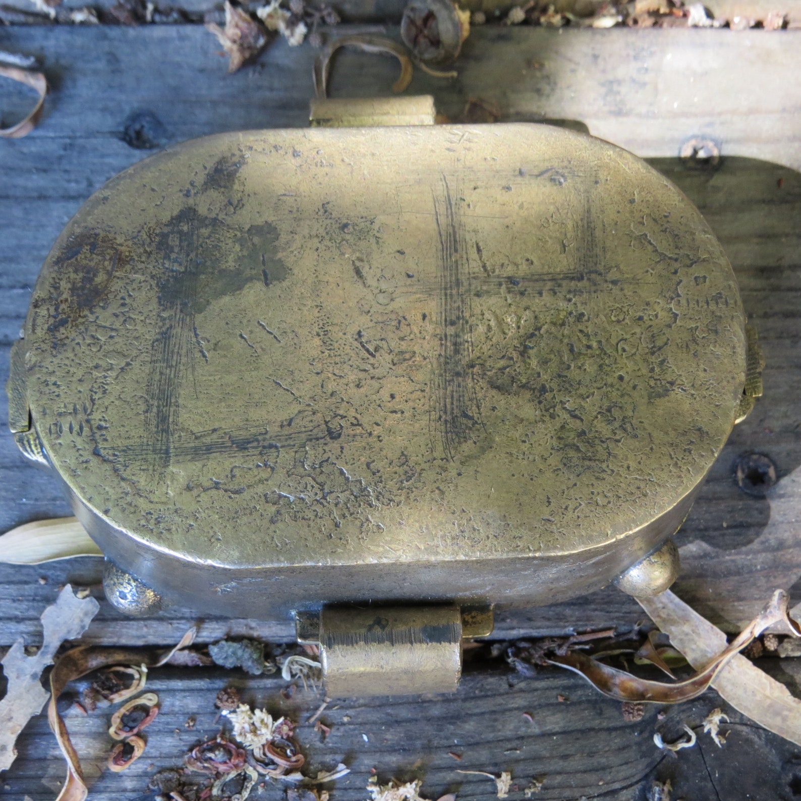 Antique French Brass Mold 3 P.D Used and Owned by Someone With - Etsy