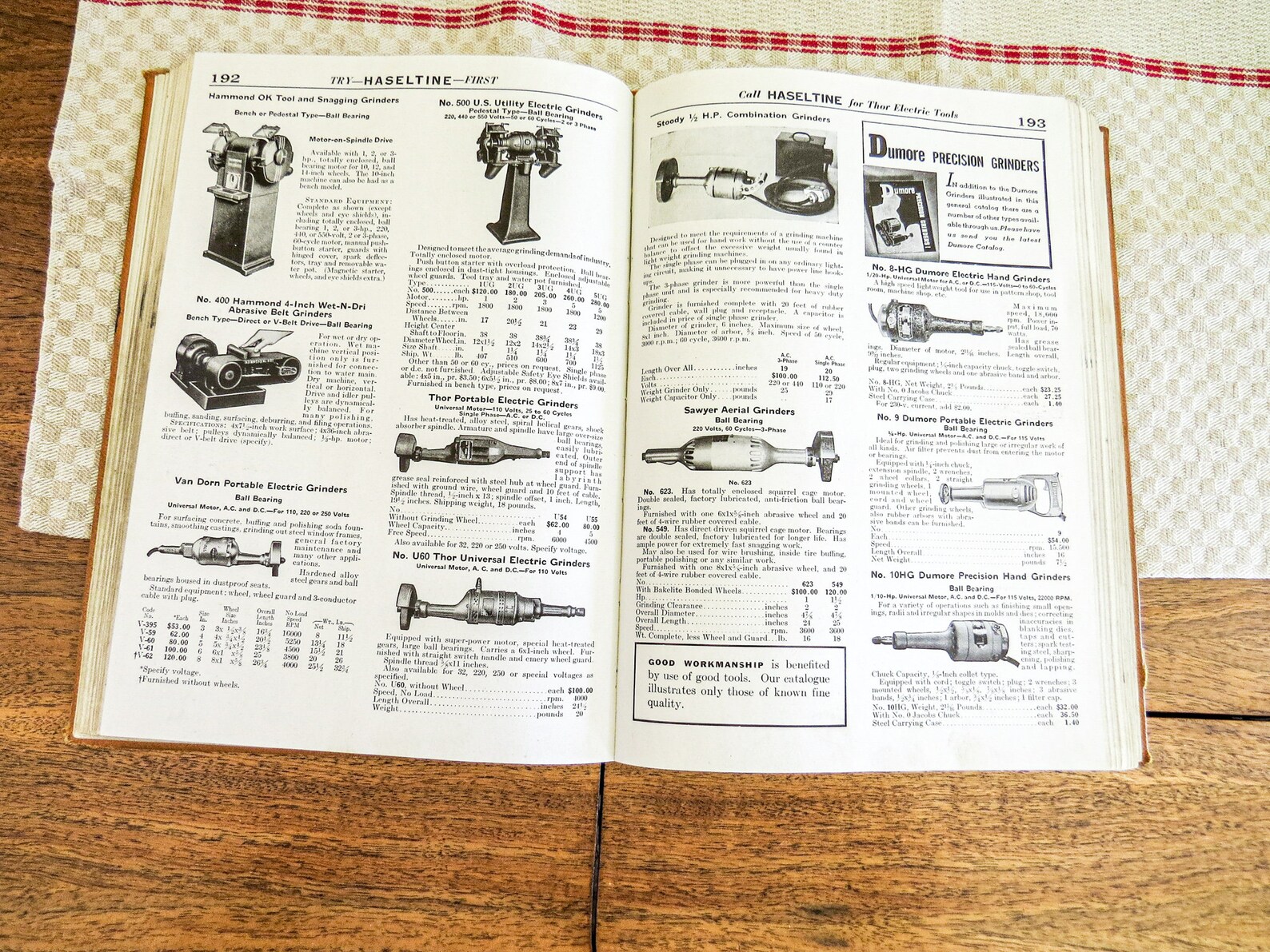 Vintage Hardback Book Tool Catalog. JE Haseltine & Co - Etsy