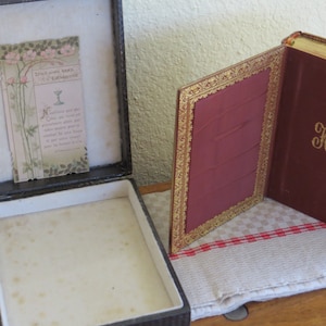 Antique French Missal Missel 1897 1st Holy Communion Souvenir Holy Card ...