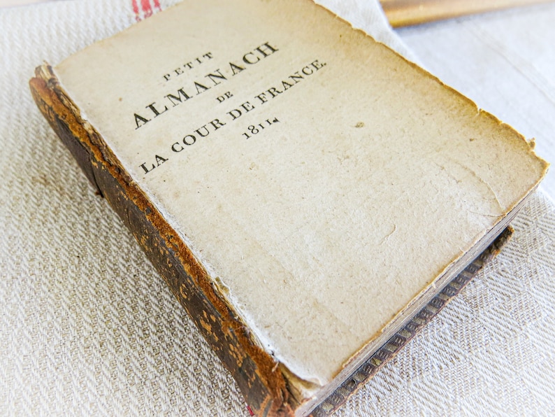 Original Edition Antiquarian Book Year 1811 Petit Almanach De - Etsy