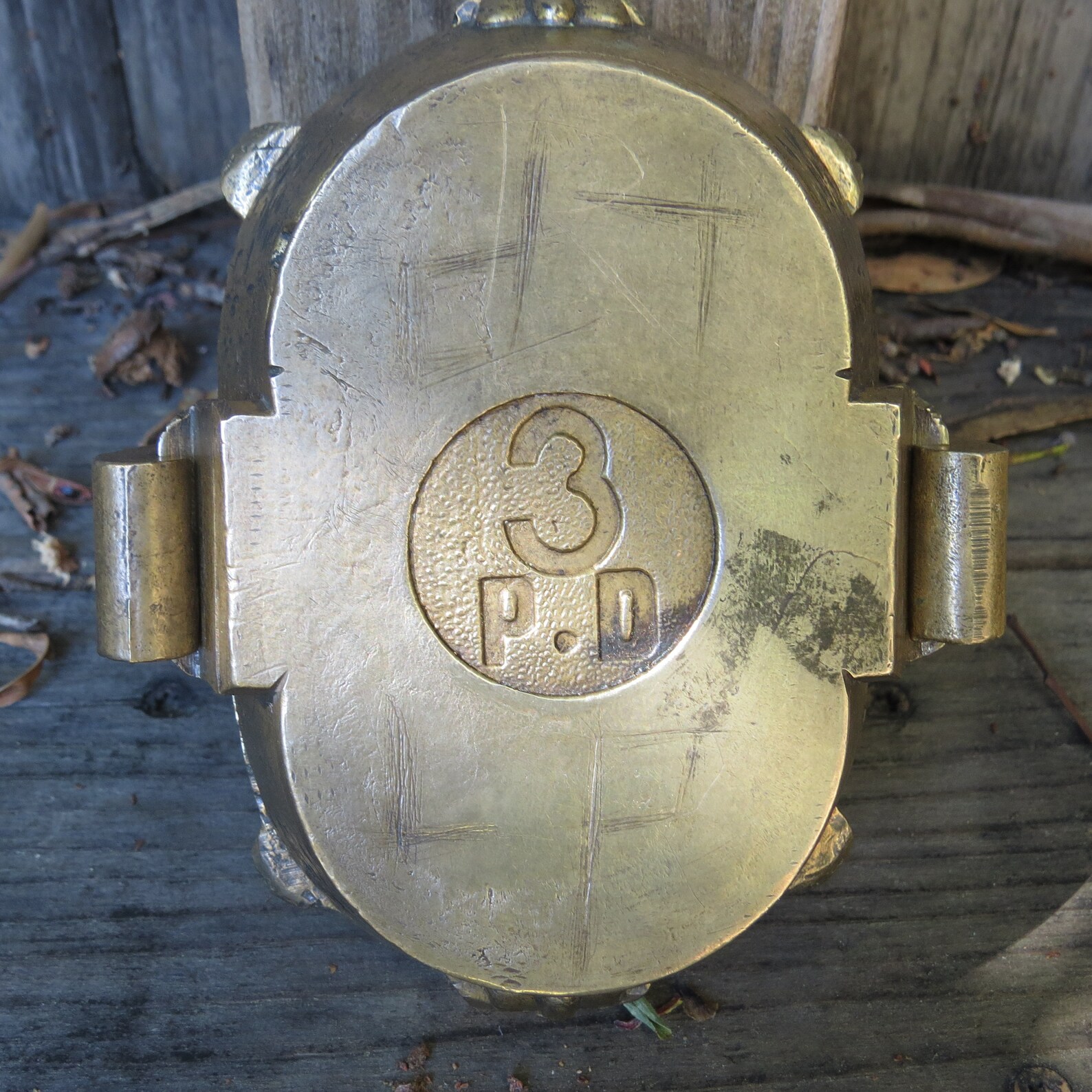 Antique French Brass Mold 3 P.D Used and Owned by Someone With | Etsy