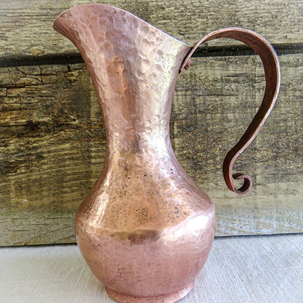 Copper Pitcher - Etsy