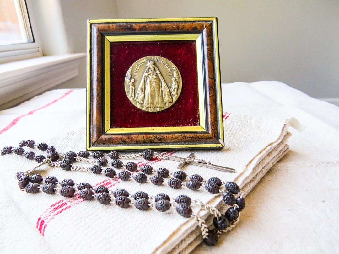 Our Lady of Marienthal in Wooden Frame and Catholic Rosary. Marienthal ...