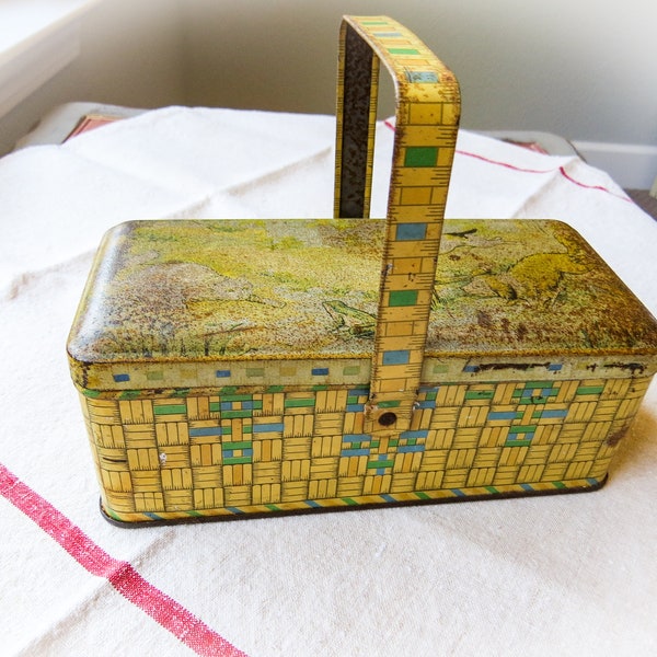 1950s Lunch Box - Etsy