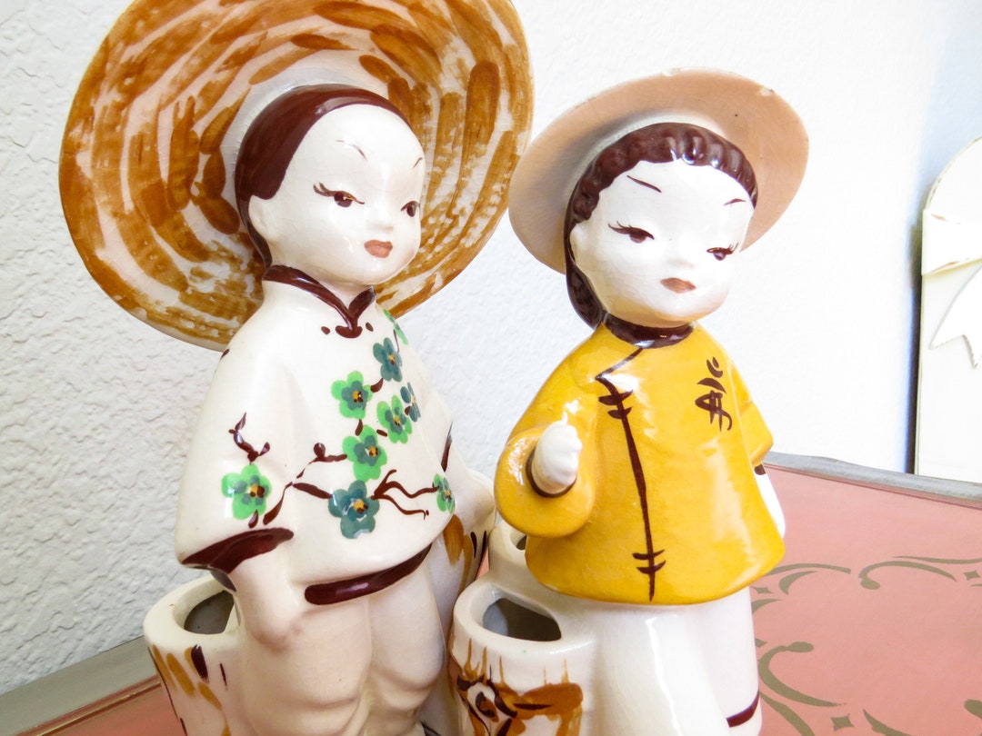 2 Delee Delee Art Pottery Figurines, California Art Pottery, 1948 ...