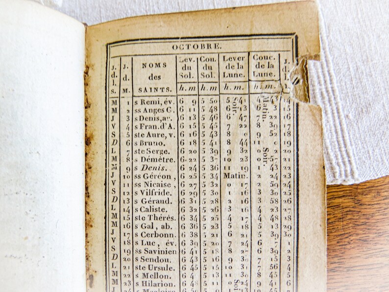 Original Edition Antiquarian Book Year 1811 Petit Almanach De - Etsy