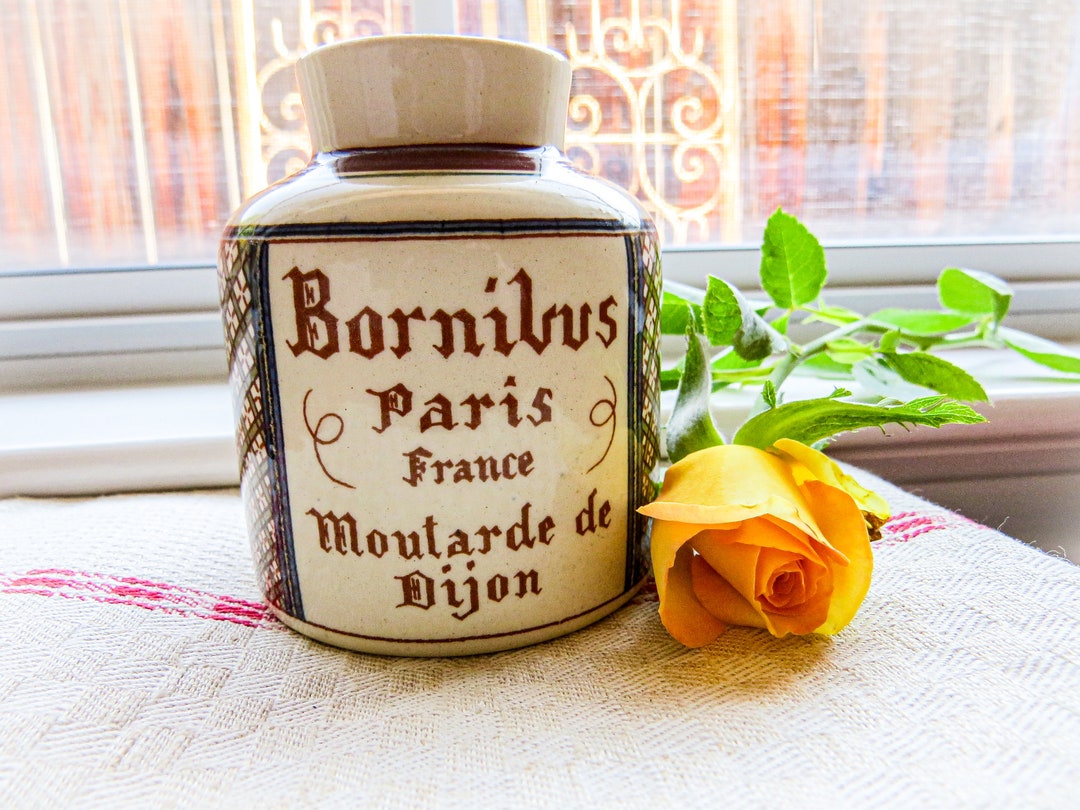 Antique French Mustard Pot, Bornibus Paris France, Dijon Mustard, Mark ...