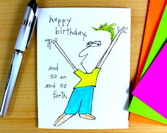 Dry Humor Birthday | Etsy