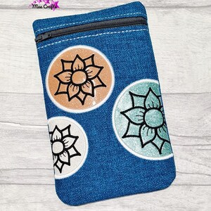 The Posey Sling - in the Hoop Cell Phone Sling With Credit Card Slot ...