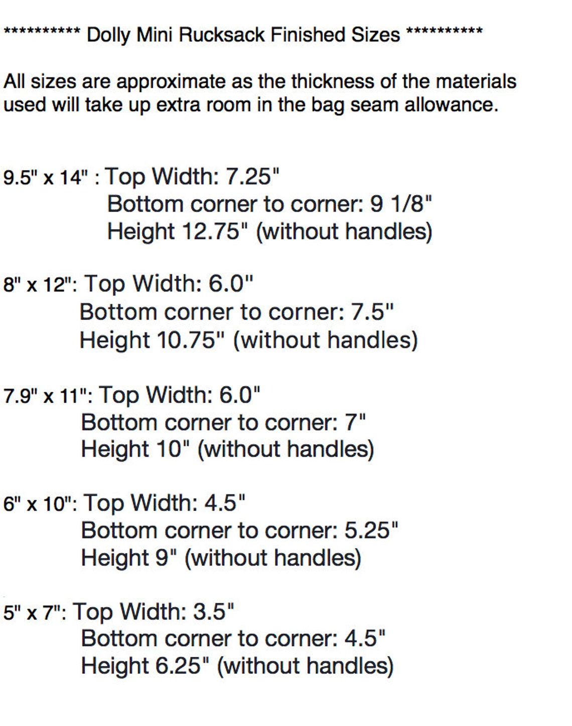 BUNDLE Dolly Mini Rucksack Backpack in the Hoop Zipper - Etsy