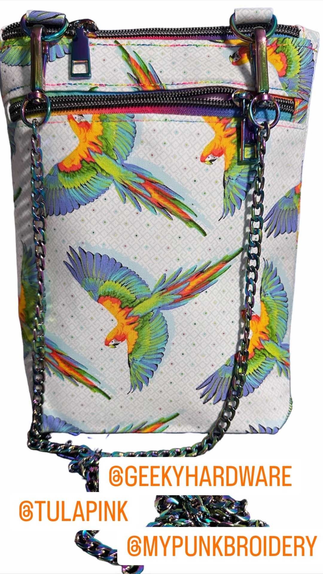 BUNDLE Phoebe Double Zipper Vertical Crossbody Bag ITH in the Hoop ...