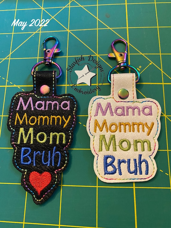 ITH Evolution of Mom to Bruh Snap Tab and Eyelet Series Key - Etsy