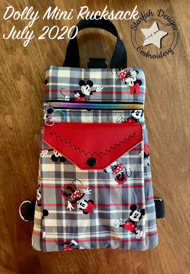 BUNDLE - Dolly Mini Rucksack Backpack - in the Hoop Zipper Bags - Lined ...